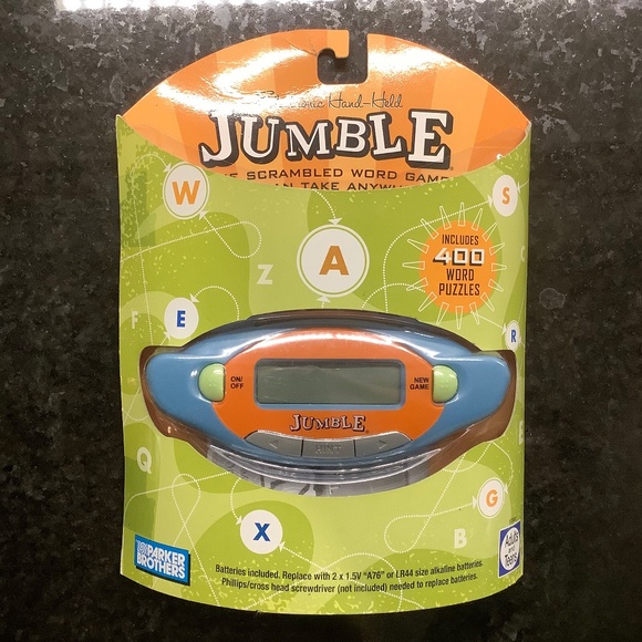 Parker Brothers | Games | Jumble Word Game Handheld Electronic Game ...